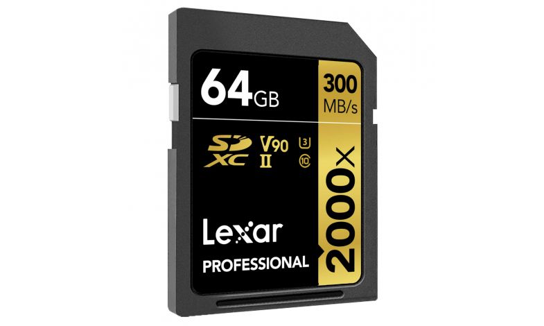 Lexar Pro 2000x SDXC 64GB UHS-II U3(V90) R300/W260 aFoto.cz