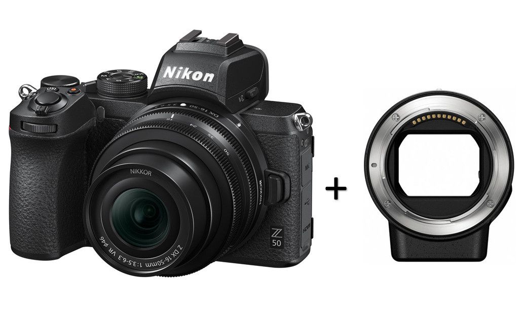 Nikon Z50 + 16-50mm + FTZ adaptér aFoto.cz